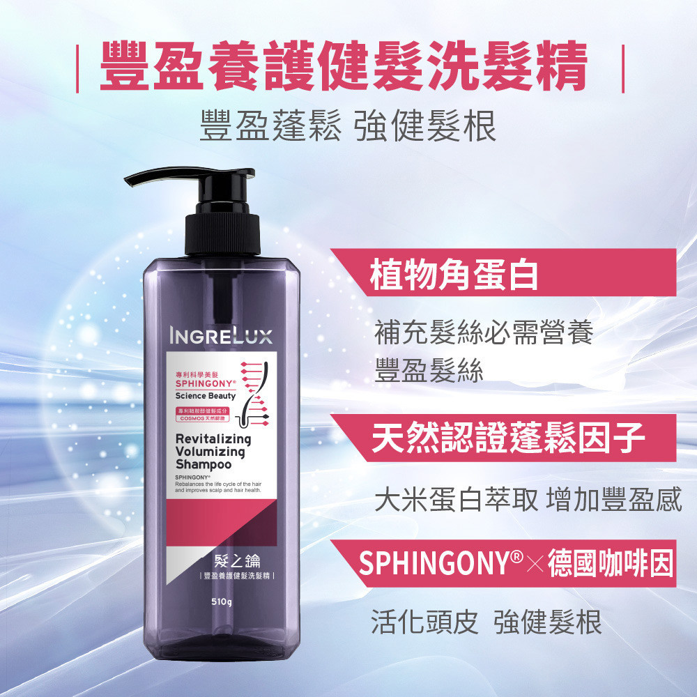 【美吾髮】INGRELUX髮之鑰 逆時煥活健髮豐盈啟動基礎組(洗髮精+健髮精華)強韌活絡/舒涼抗屑/控油清爽/豐盈養護 | 蝦皮購物
