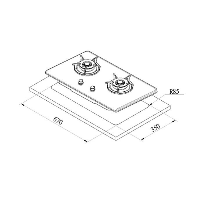莊頭北 保潔二口不鏽鋼檯面爐TG-8503S(LPG原廠安裝) 桶裝瓦斯適用 | 蝦皮購物