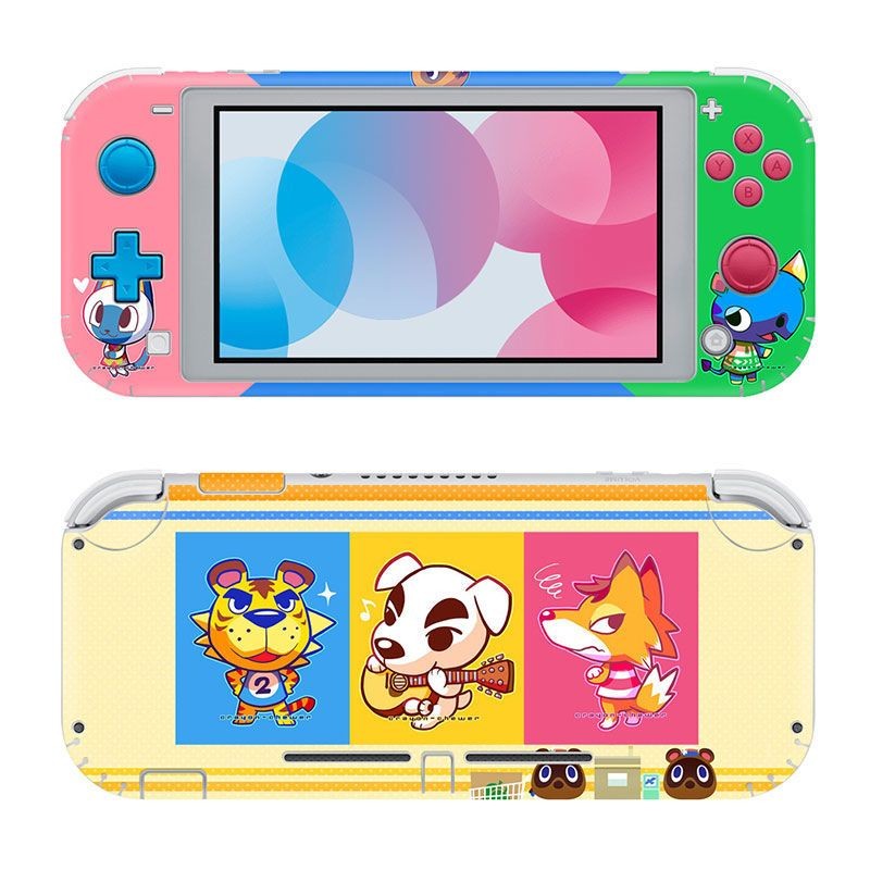 免運 switch lite NSLITE遊戲機貼膜 NSLite貼紙 卡通膜 彩膜 痛貼 動森貼紙 28款 保護膜貼紙 | 蝦皮購物