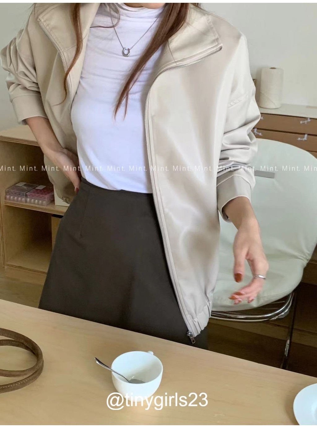 【太妮絲NN32】現貨 隔日到貨 長版寬鬆皮外套 美式 皮衣外套 皮外套女 皮革外套 冬天外套 | 蝦皮購物