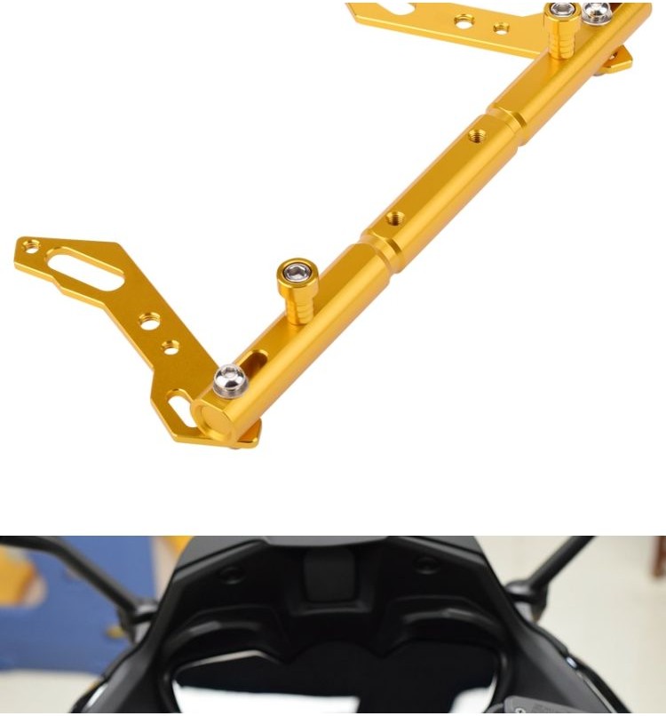 SD嚴選🏅適用光陽ST250手機支架導航橫桿 st250多功能擴展 鋁閤金拓展支架 | 蝦皮購物