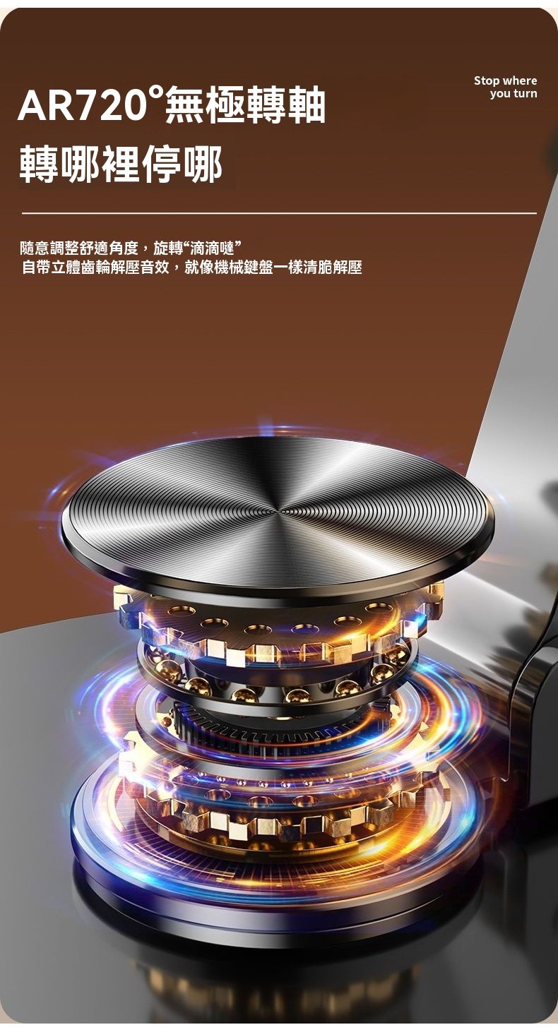 🔥臺灣出貨24H🔥全金屬360度旋轉手機支架高檔機械折疊平闆桌麵通用懶人追劇直播hhfoof | 蝦皮購物