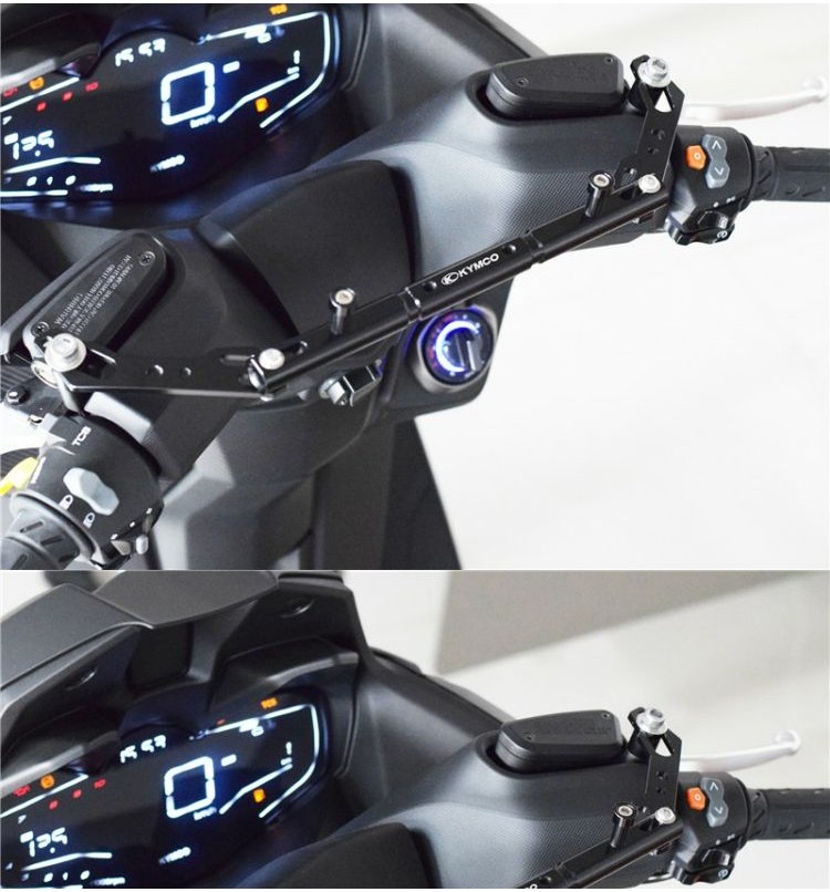 SD嚴選🏅適用光陽ST250手機支架導航橫桿 st250多功能擴展 鋁閤金拓展支架 | 蝦皮購物