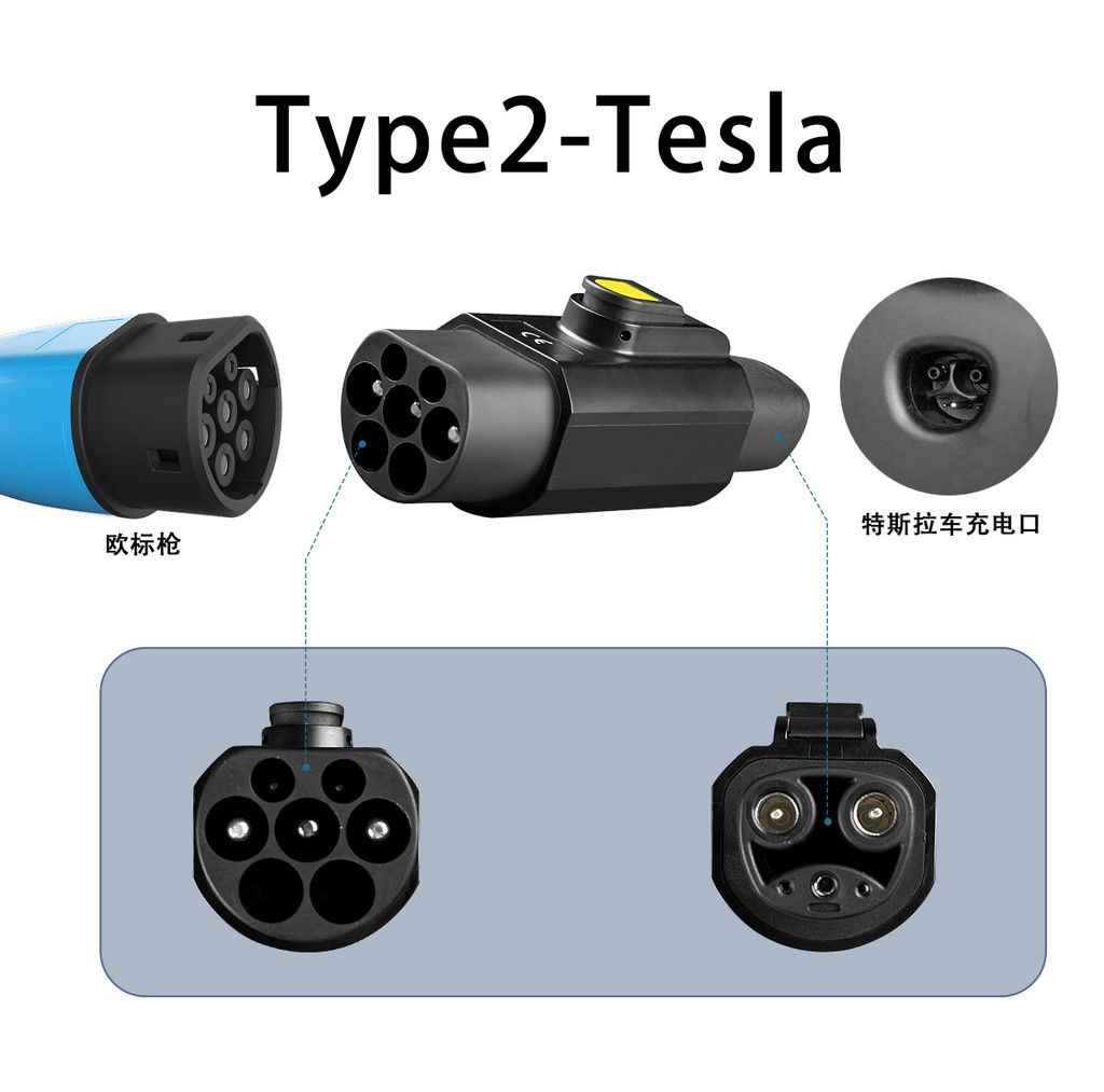 台灣現貨 免運 tpc轉type2轉接頭 type2轉tpc轉接頭 tpc轉接頭 歐標轉特斯拉 type2車用轉接頭 | 蝦皮購物