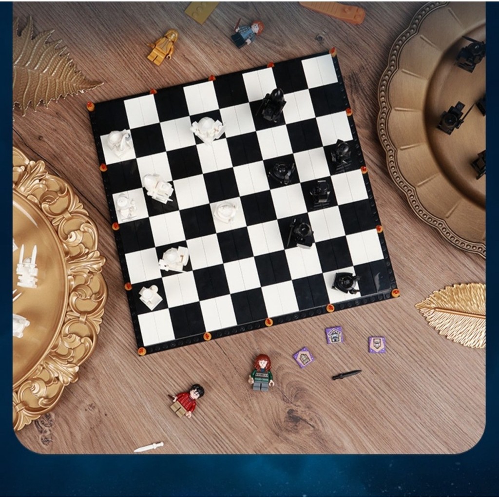 兼容樂高 Harry Potter Wizard Chess Set 哈利波特 巫師棊 哈利波特週邊 西洋棊 古靈閣 跳 | 蝦皮購物