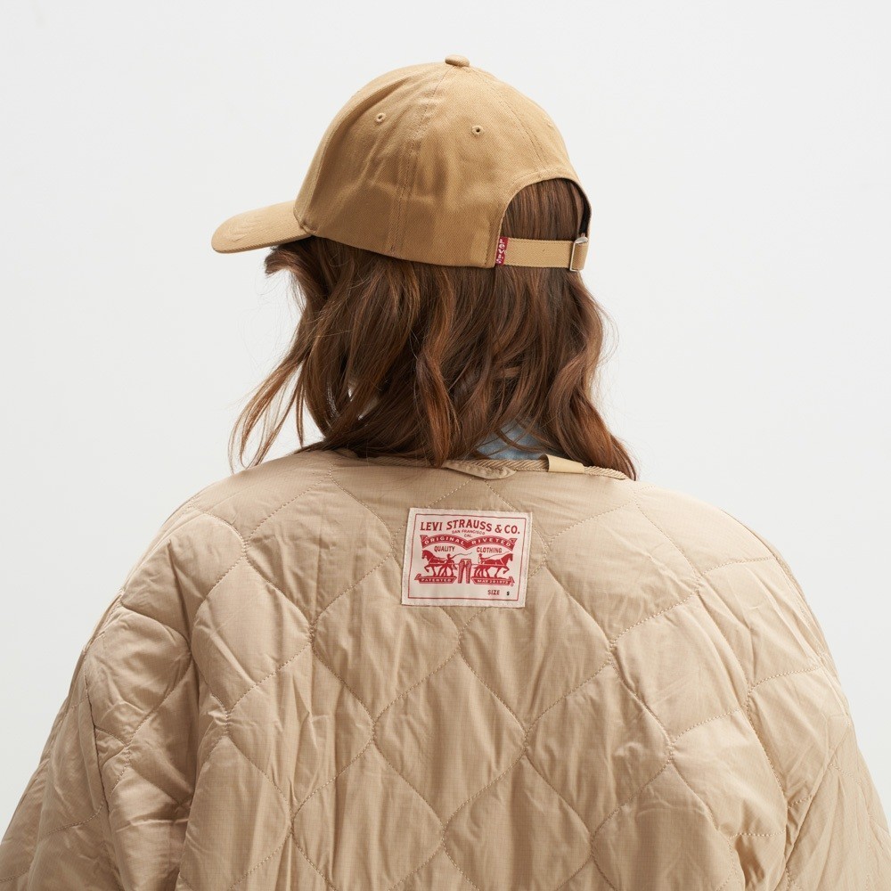 Levis 可調式環釦丹寧棒球帽 刺繡Logo 吸濕排汗機能 土棕 男女 D7723-0004 熱賣單品 | 蝦皮購物