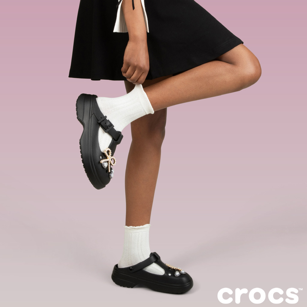 Crocs卡駱馳 (中性鞋) 經典瑪麗珍克駱格 Classic Mary Jane -210581-001 洞洞鞋 | 蝦皮購物