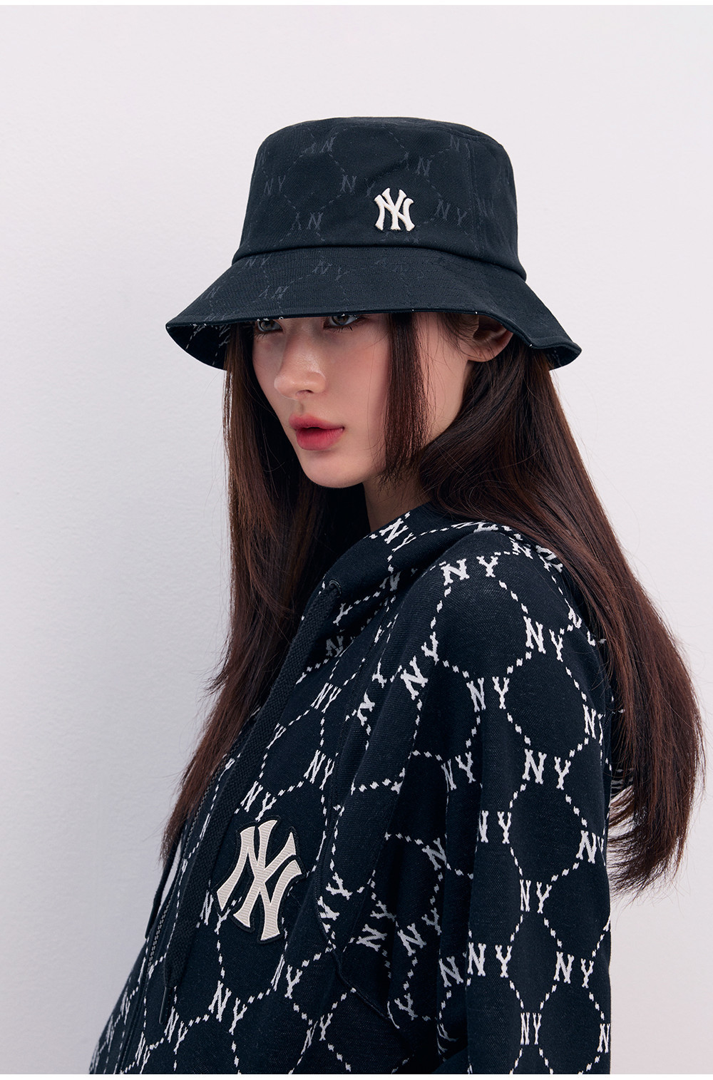 MLB 漁夫帽 MONOGRAM系列 紐約洋基隊 (3AHTM114N-三款任選)【官方旗艦店】 | 蝦皮購物