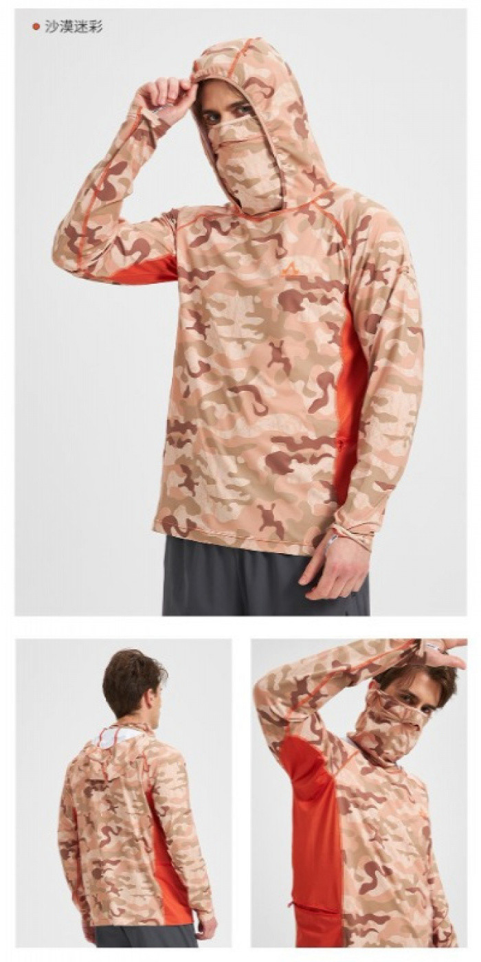 M-5XL 釣魚服 防紫外線防曬衣 防曬衣 防曬外套 涼感外套 拉鏈開衫 連帽外套透氣遮臉戶外騎車防曬外套 釣魚衣 | 蝦皮購物