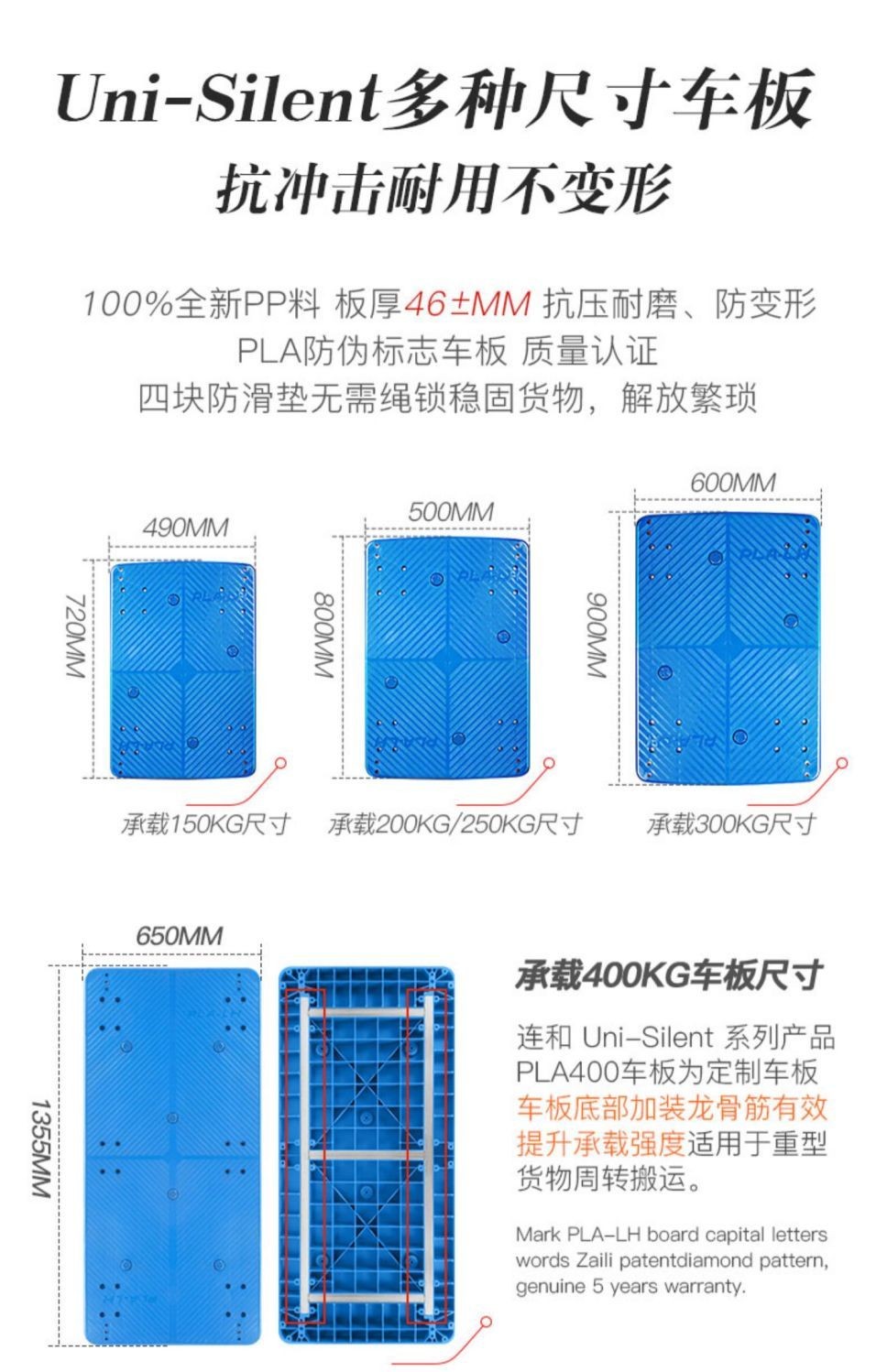 【時光家居】連和PLA300-DX超靜折疊平闆手推車900*600mm 載重300公斤耐用靜音 | 蝦皮購物
