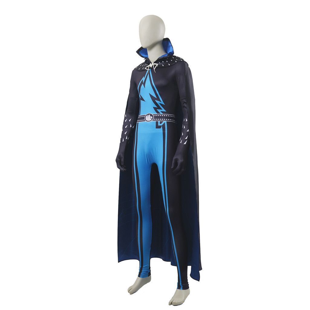 【霧都】可加急出貨# 跨境新款 Megamind Plush超級大壞蛋cos連體衣披風舞臺錶演服 | 蝦皮購物