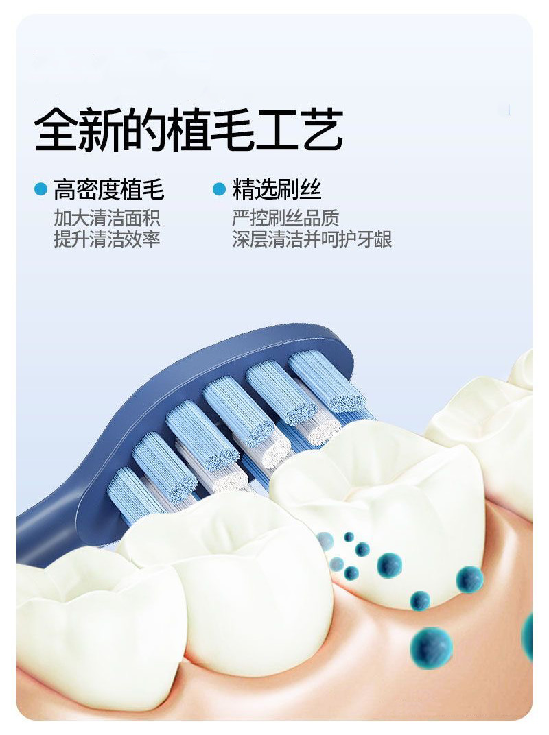 臺灣出貨 牙刷頭 適配飛科電動牙刷頭 FT7105/7106/ 7205/7108/TH01替換頭 【07】 | 蝦皮購物