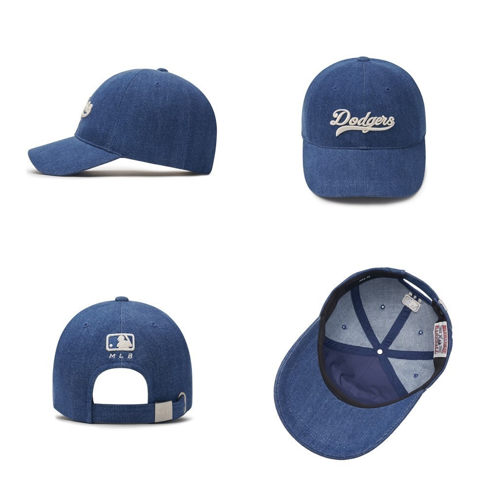 MLB 牛仔丹寧可調式軟頂棒球帽 Varsity系列 洋基/道奇隊 (3ACPVD14N-兩款任選)【官方旗艦店】 | 蝦皮購物