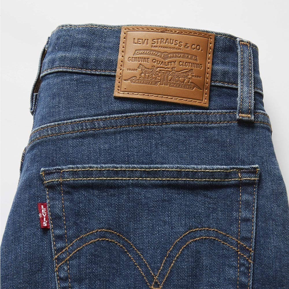 Levis 高腰修身窄管牛仔長褲 / 深藍水洗 女款 熱賣單品 85873-0139 | 蝦皮購物