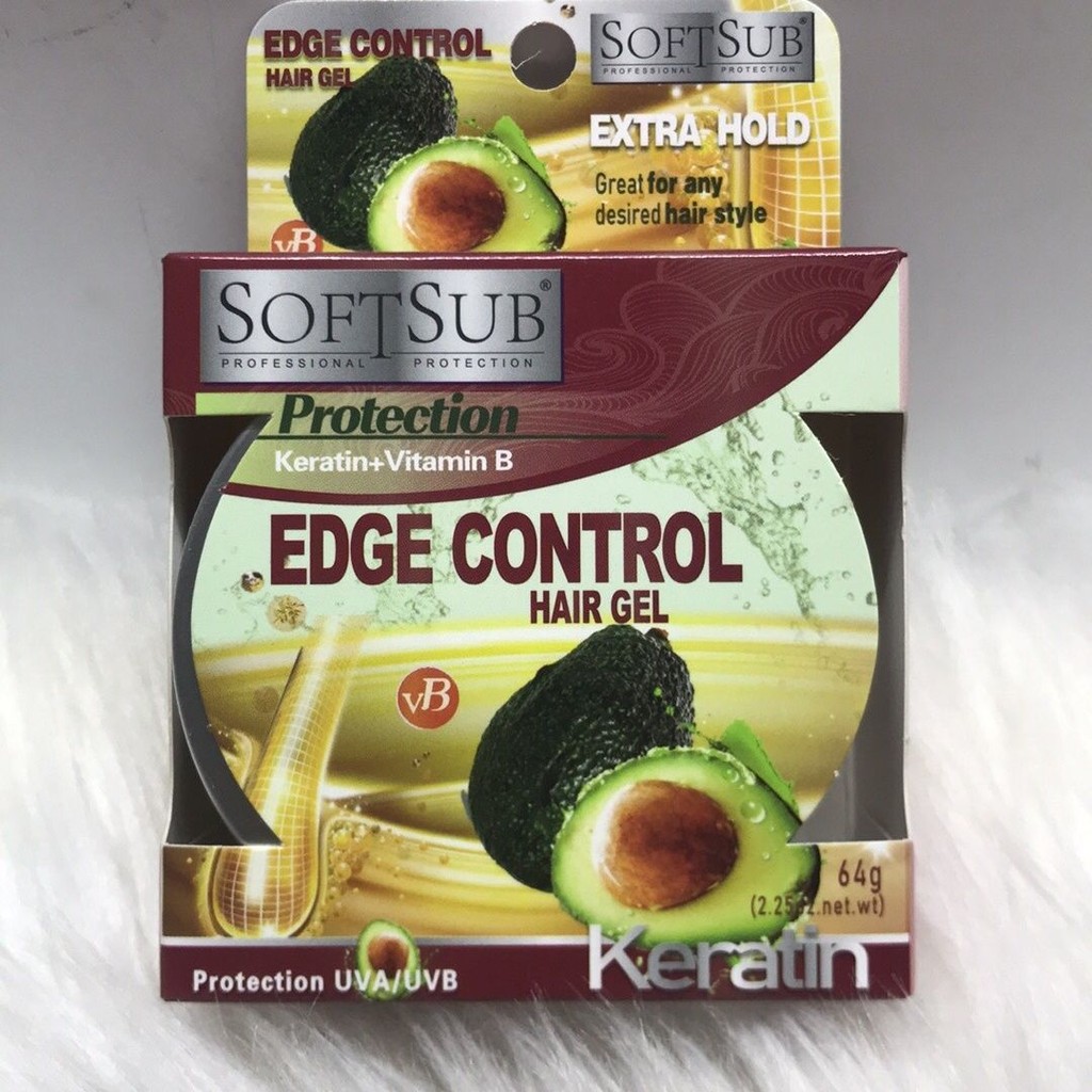African Edge Control Hair Gel Keratin With Vitamin B 64g Ne | 蝦皮購物