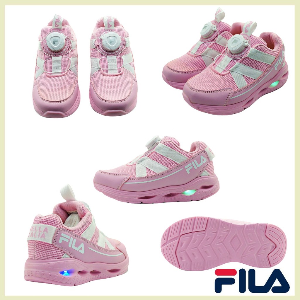 POPO 童鞋 FILA 亮燈 兒童運動鞋 足弓鞋墊 氣墊鞋 矯正鞋 兒童鞋 兒童鞋子 女童運動鞋 女童鞋 男童鞋 | 蝦皮購物