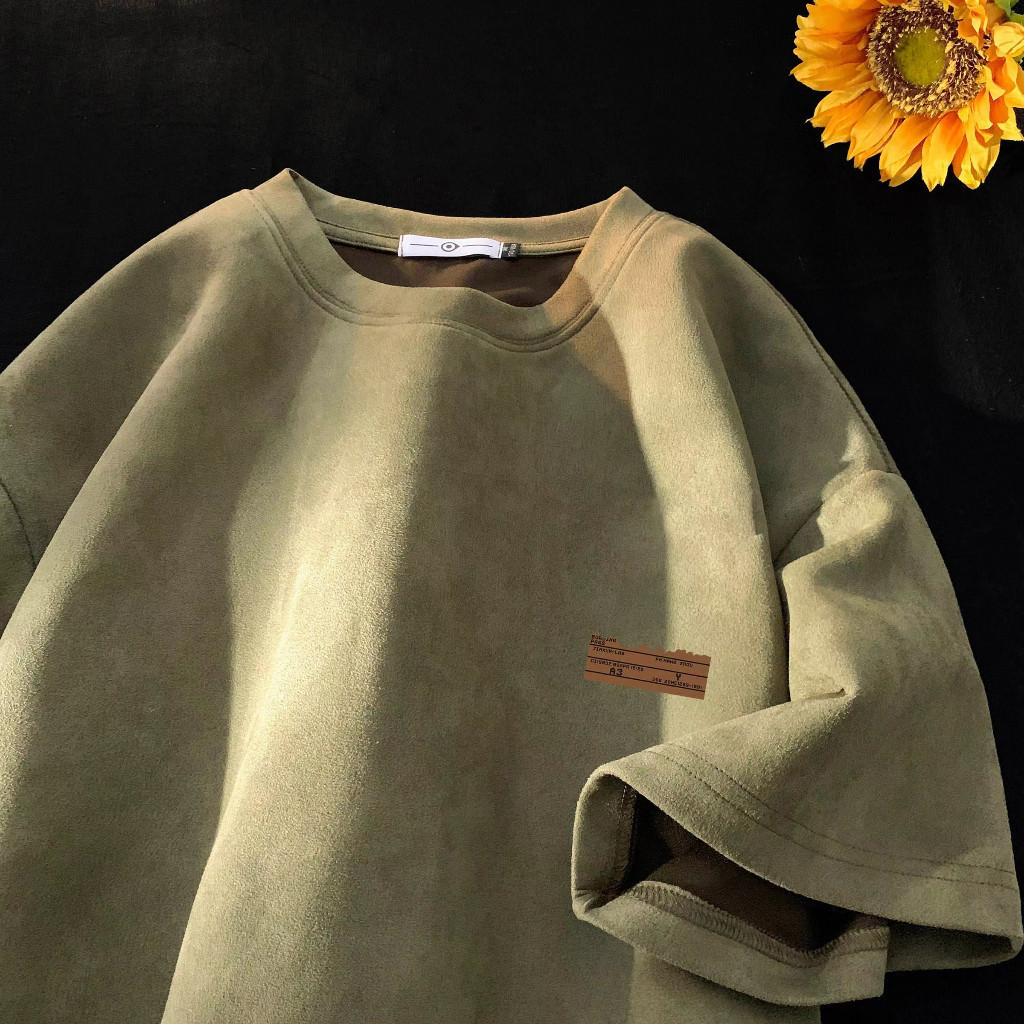 【當天出貨】高磅280g短袖T恤男重磅t恤麂皮絨印花T恤復古風寬鬆加大碼Oversize男生T恤港风韩版潮t短袖上衣 | 蝦皮購物