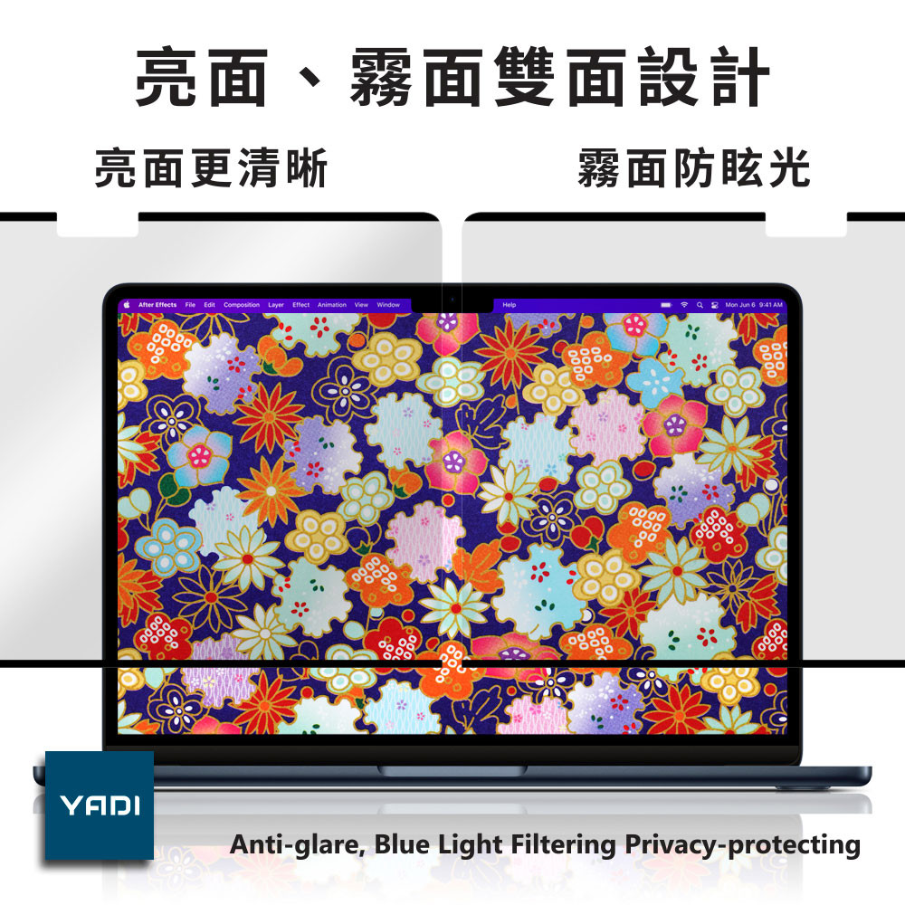 YADI MSI Vector 16 HX A14V 系列 水之鏡 靜電吸附三效筆電螢幕防窺片 | 蝦皮購物