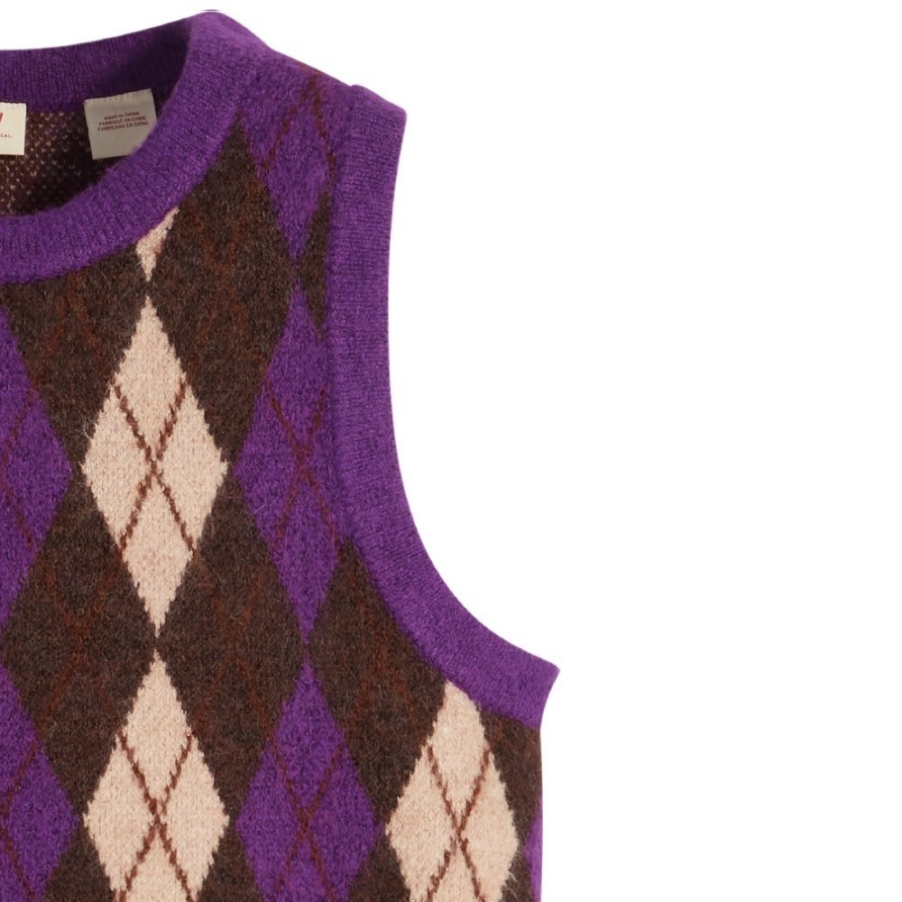 Levis 歐式學院風菱格紋毛衣背心 / 彈性布料 女款 A4239-0000 熱賣單品 | 蝦皮購物