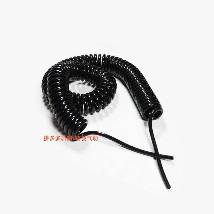【臺灣出貨】PU氣管 4*2.5mm彈簧管伸縮管外徑4mm螺旋管 空壓機軟管小彈簧氣管 | 蝦皮購物