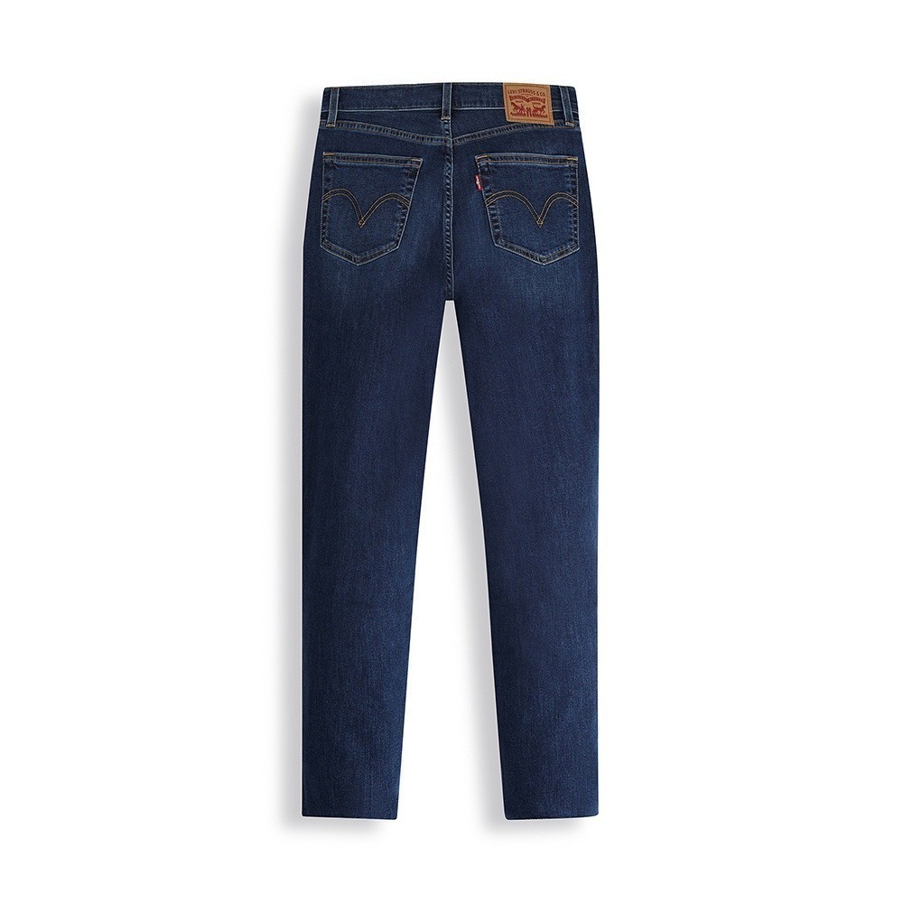 【38限定$1490】Levis 中腰男友牛仔褲/深藍染水洗/及踝款/彈性布料 85873-0105 | 蝦皮購物