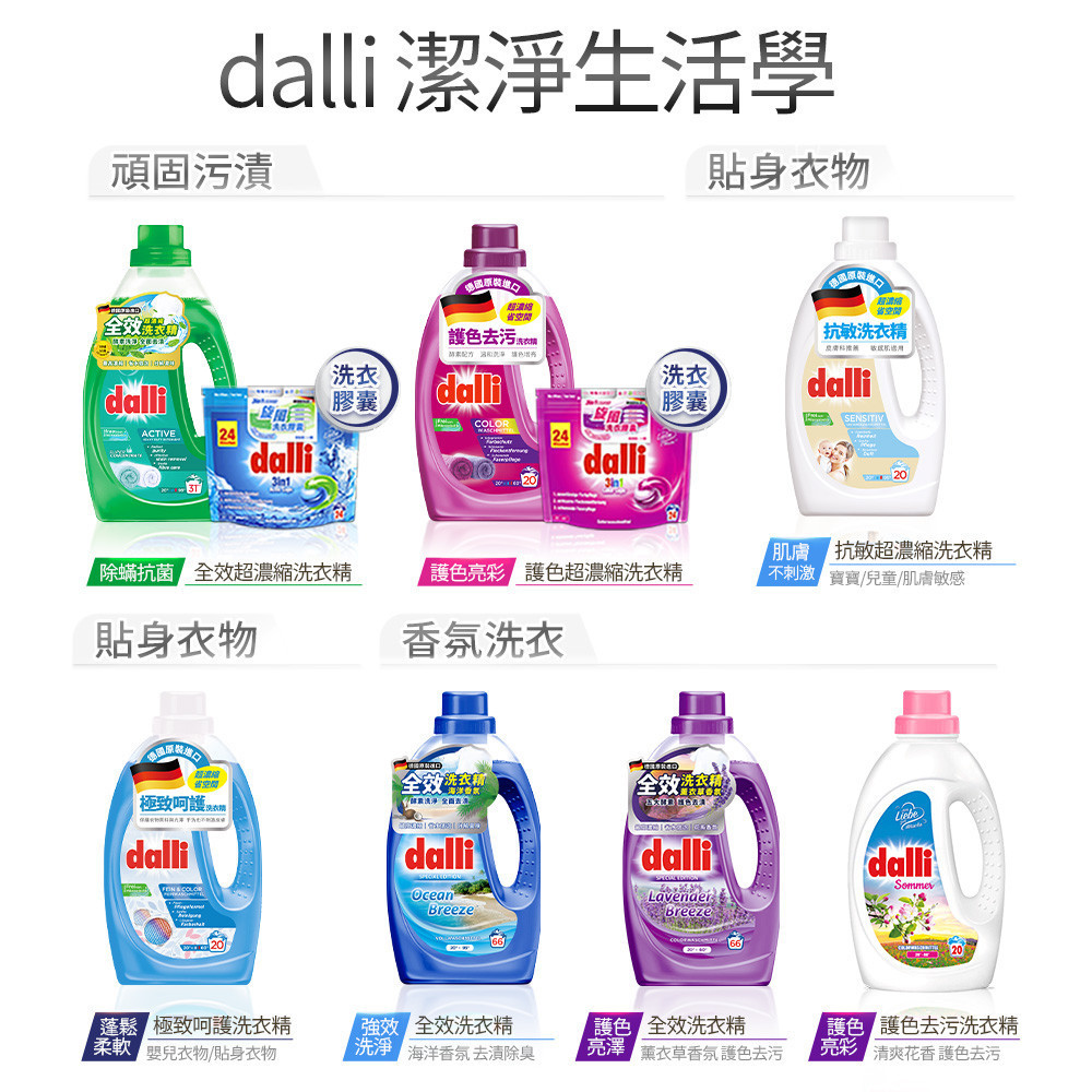 【dalli達麗】酵素旋風洗衣膠囊12球 護色去污 強效抗菌 洗衣球 洗衣凝珠 (1入/5入) | 蝦皮購物