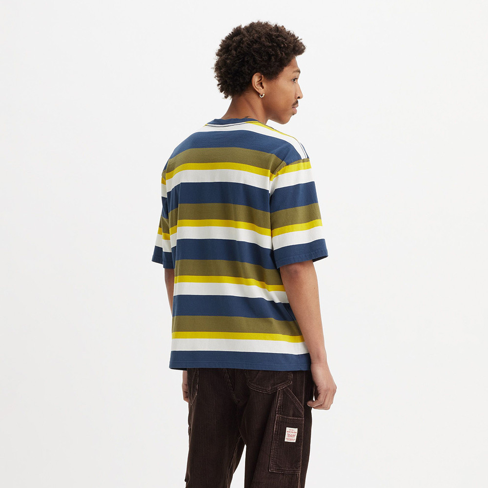 Levi's® Workwear工裝系列男款 短袖橫條紋Tee恤 熱賣單品 A5850-0011 | 蝦皮購物