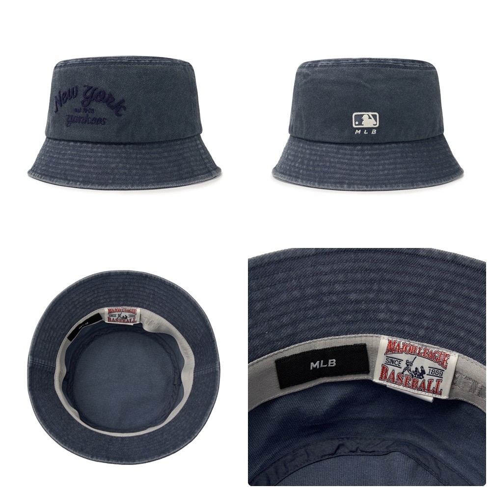 MLB 牛仔丹寧漁夫帽 Varsity系列 道奇/洋基隊 (3AHTDS14N-三款任選)【官方旗艦店】 | 蝦皮購物