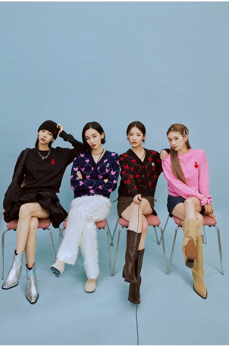 MLB 女版針織衫 Heart系列 紅襪/洋基隊 (3FKCH0234-兩色任選)【官方旗艦店】 | 蝦皮購物