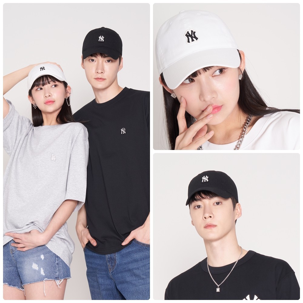 MLB 棒球帽 可調式軟頂 布標 老帽 情侶款 紐約洋基隊 (3ACP7802N-三款任選)【官方旗艦店】 | 蝦皮購物