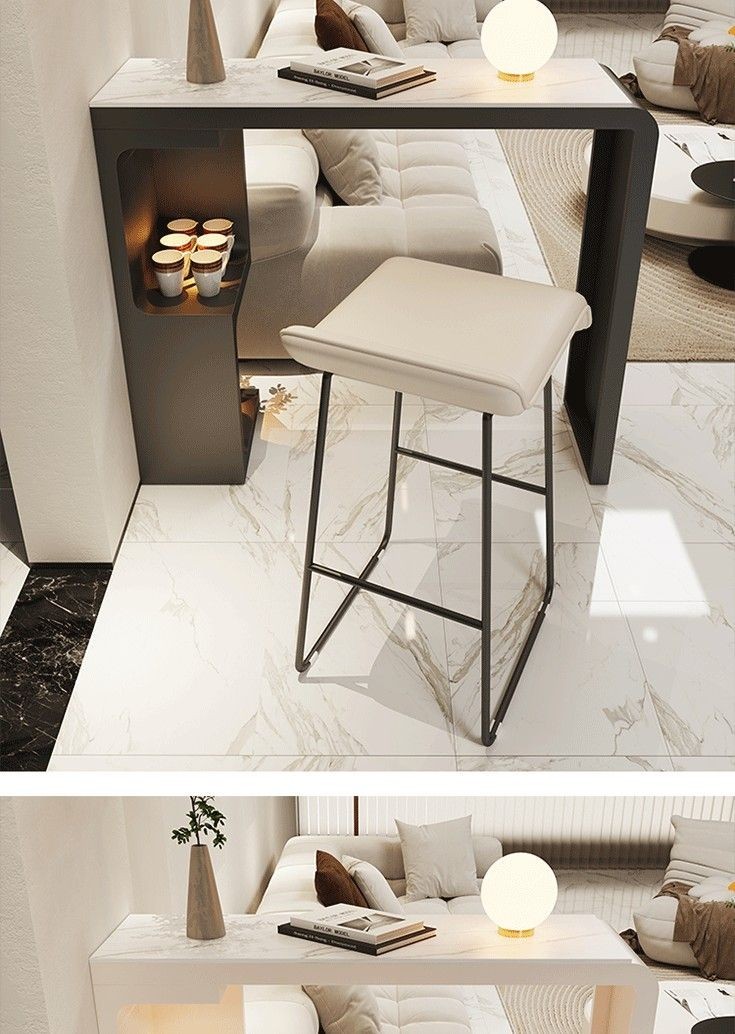 現代吧桌 巖闆伸縮吧臺桌 家用客廳現代簡約開放式廚房一體隔斷櫃小吧桌 小型吧臺長條桌 長條桌 吧桌 | 蝦皮購物