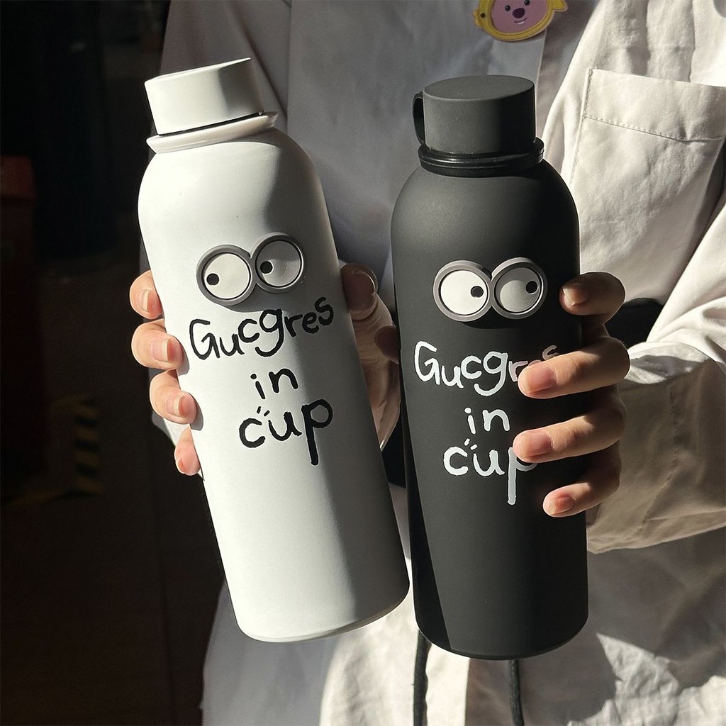 臺灣熱銷 GUCGRES大容量304不銹鋼保溫杯高顔值運動水杯男便攜ins簡約杯子 | 蝦皮購物