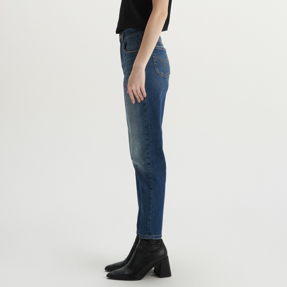 Levis 高腰修身窄管牛仔長褲 / 深藍水洗 女款 熱賣單品 85873-0139 | 蝦皮購物