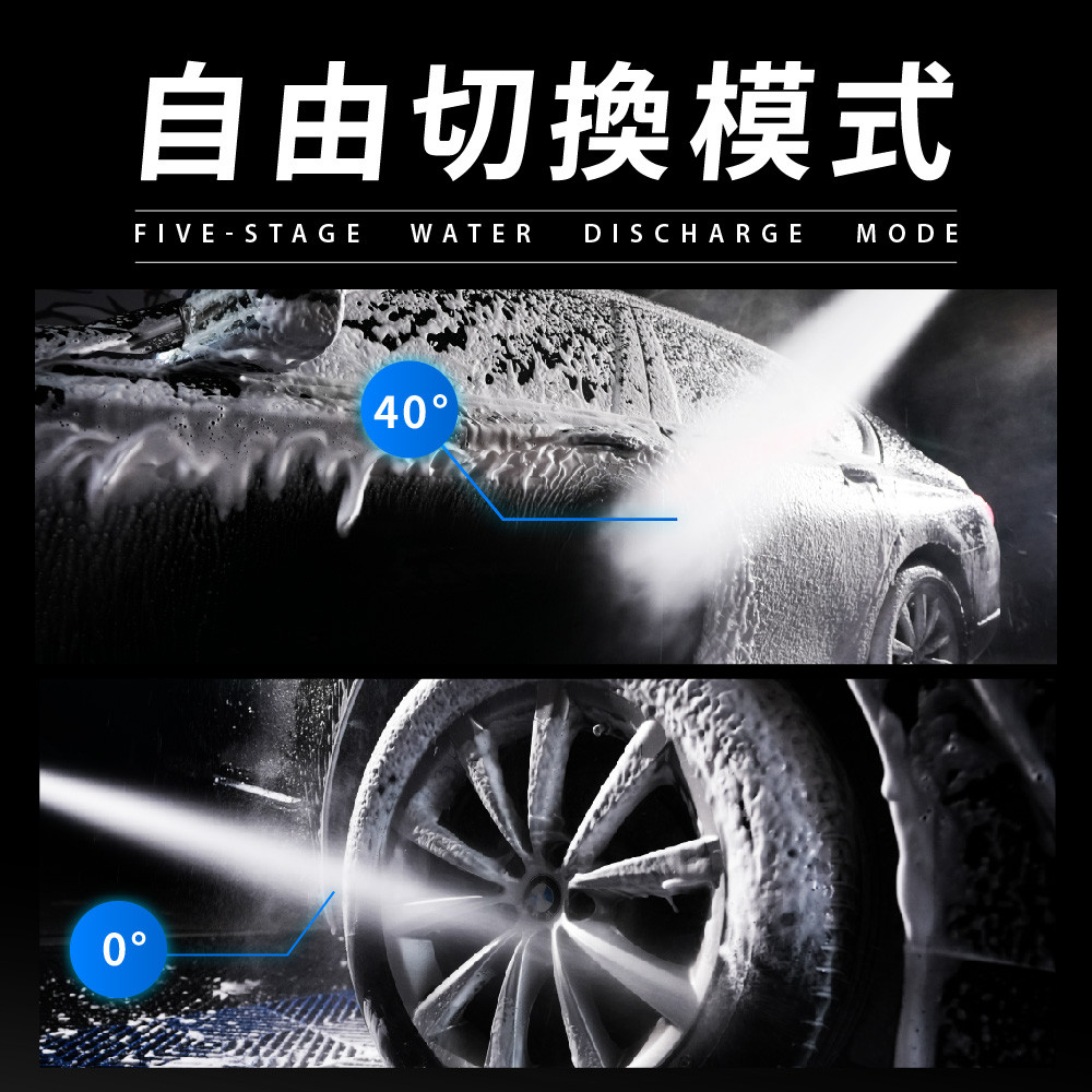 K-WAX 五合一高壓噴槍頭(K110專用) 高壓清洗機 高壓噴頭 可調式噴頭 高壓出水 扇形直線噴嘴 可調式噴頭 | 蝦皮購物