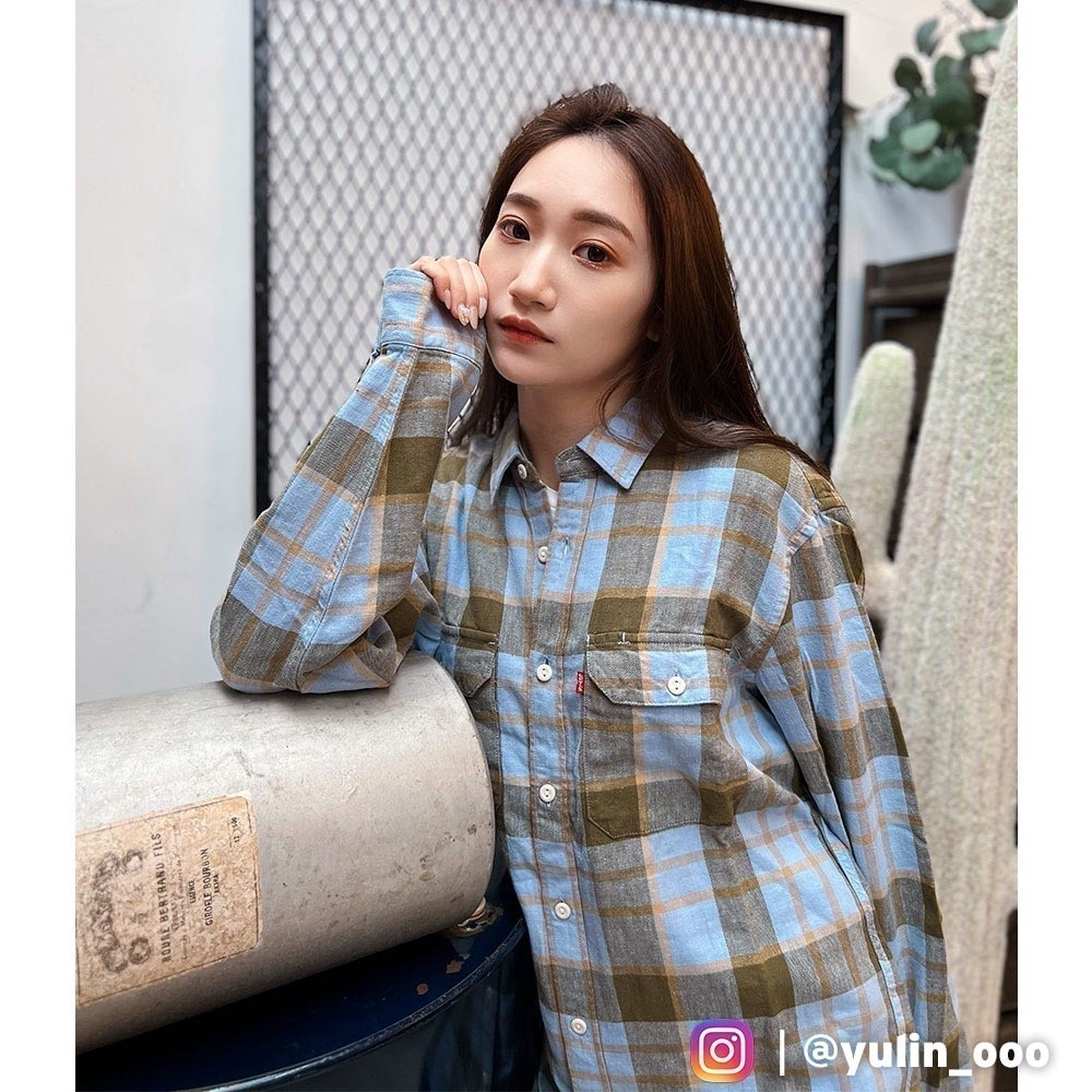 Levis 男女同款 大地系格紋襯衫 / 寒麻纖維 熱賣單品 19573-0167 | 蝦皮購物