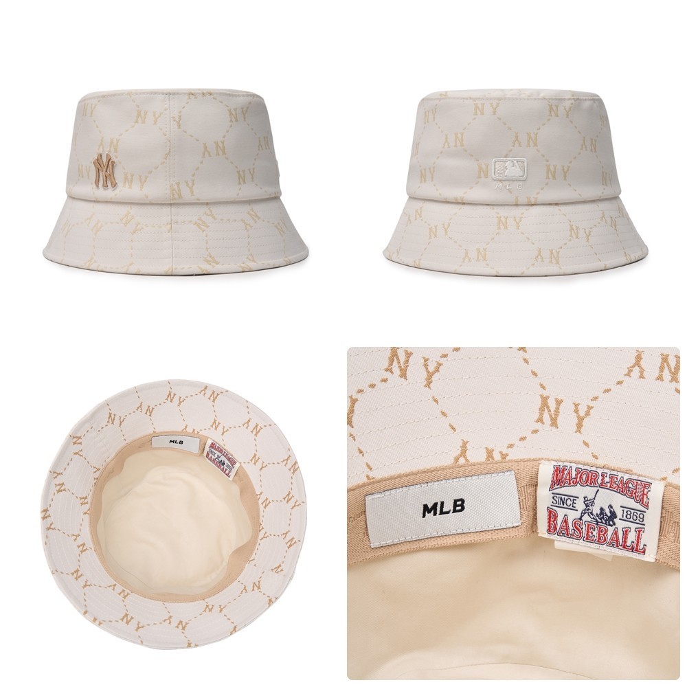 MLB 漁夫帽 MONOGRAM系列 紐約洋基隊 (3AHTM114N-三款任選)【官方旗艦店】 | 蝦皮購物
