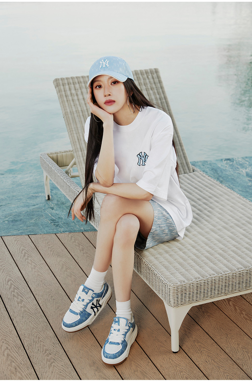 MLB 可調式硬頂涼感棒球帽 MONOGRAM系列 紐約洋基隊 (3ACPM014N-三款任選)【官方旗艦店】 | 蝦皮購物