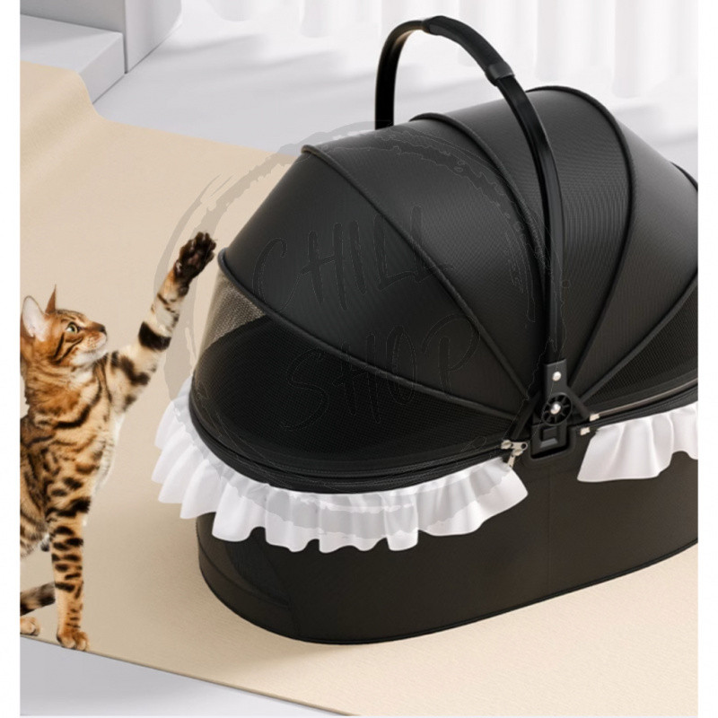 『小型分離式寵物推車』BOSIMAO 便攜可折疊狗狗推車 寵物提籃 貓咪推車 6EPK | 蝦皮購物