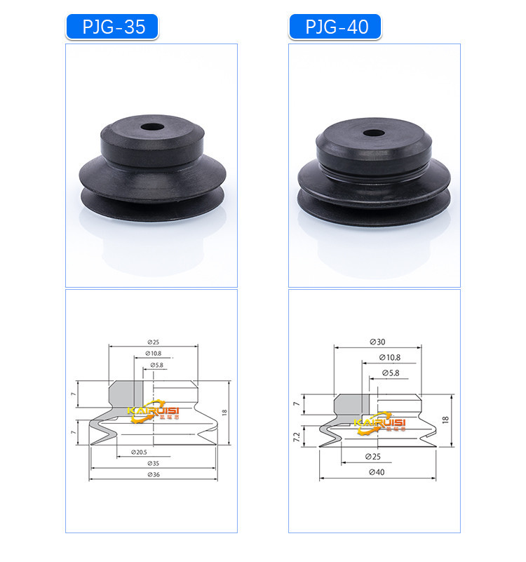 【台灣出貨】妙德 機械手 真空 吸盤 PJG-20 25 30 35 40 工業 氣動 配件 強力 吸嘴 | 蝦皮購物
