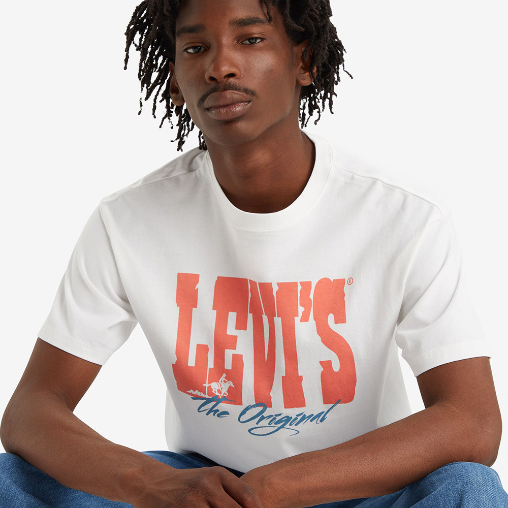Levis 短袖T恤 / 復古字體式塗鴉 / 寬鬆復古版型 男款 87373-0105 熱賣單品 | 蝦皮購物
