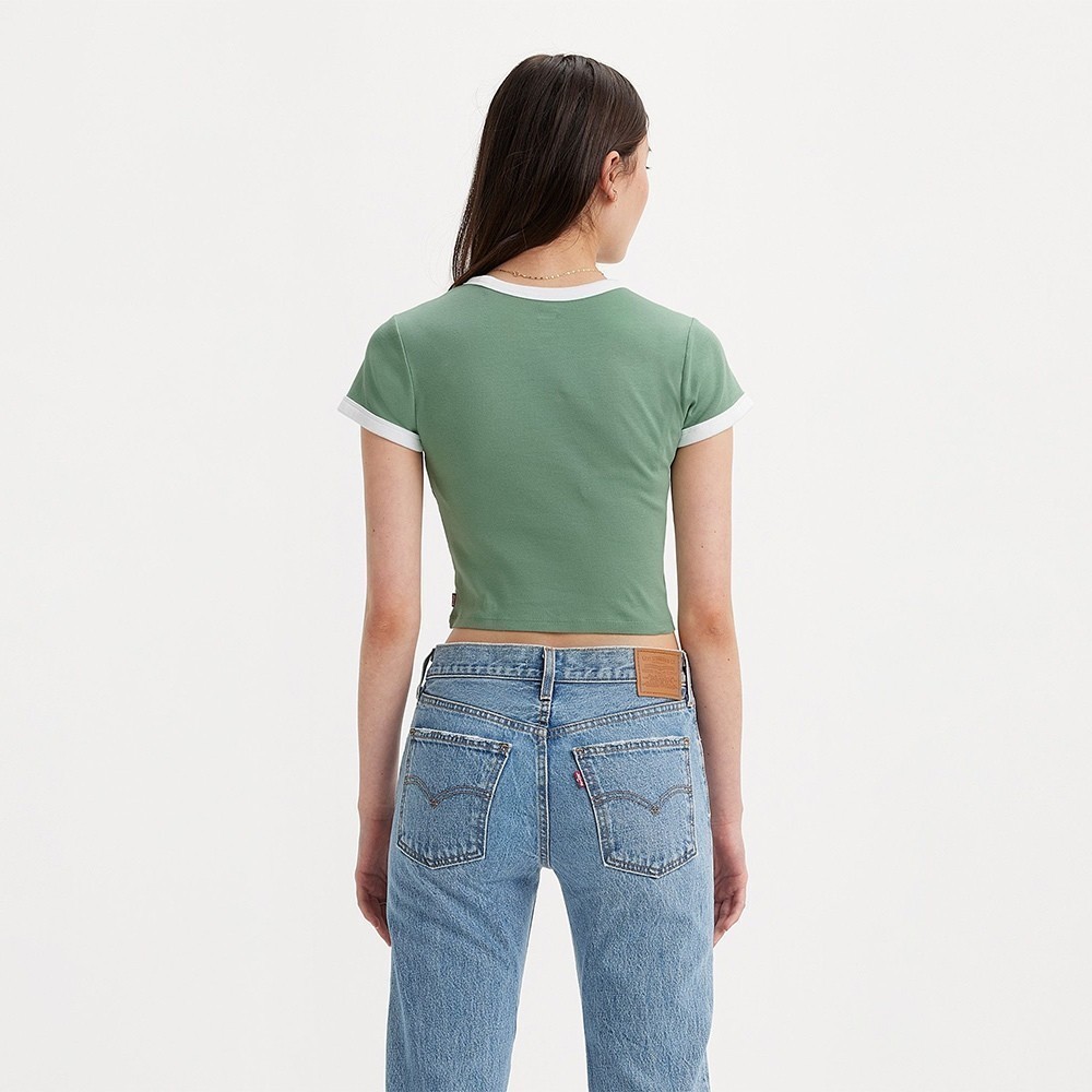 Levis Mini短版短袖Tee恤 / Batwing LOGO 女款 A3523-0064 熱賣單品 | 蝦皮購物