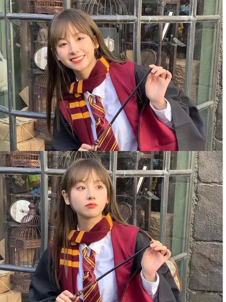 【哈利波特大袖口環球原版袍】哈利波特原袍學院魔法袍巫師袍usj服裝長袍cosplay全套格蘭芬多獅 ZU1U | 蝦皮購物