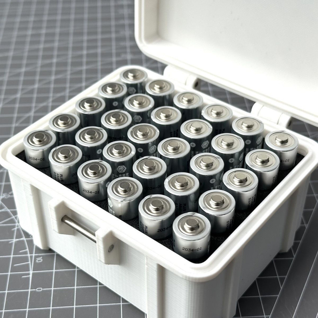 適配愛樂普eneloop 3號充電電池收納盒5號AA4號AAA電池盒客製化圖標 SQU4 | 蝦皮購物