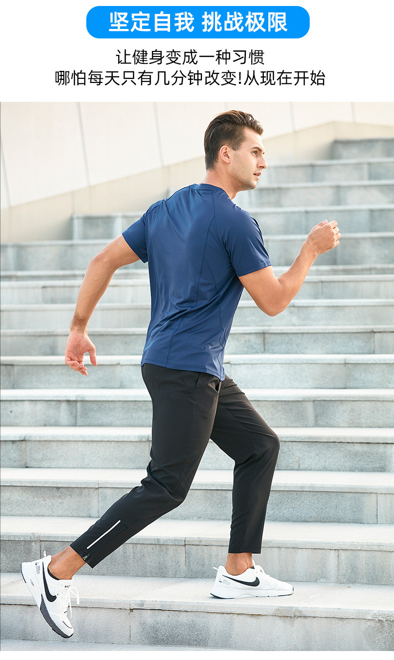 ZIYT-運動長褲男士美式寬鬆速乾透氣春季束腳健身跑步訓練籃球休閒褲子 WNNC | 蝦皮購物