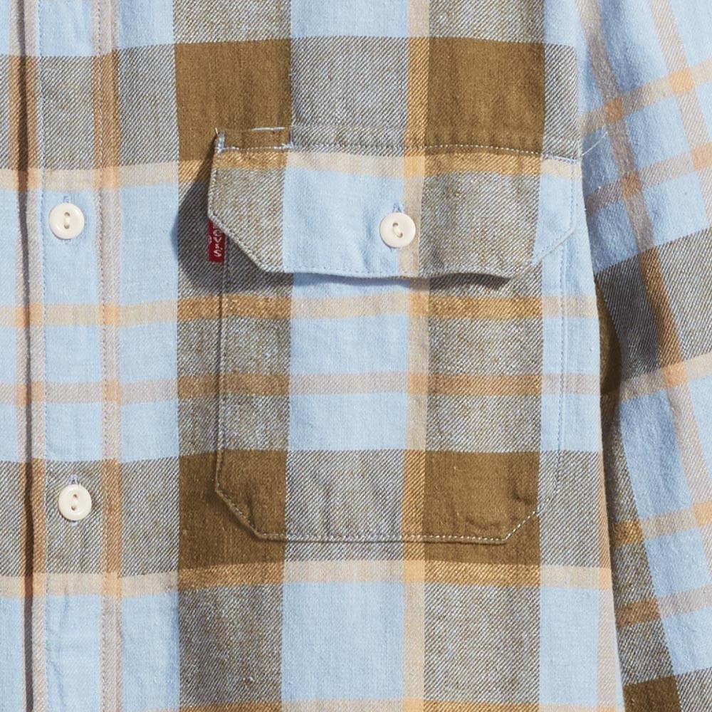 Levis 男女同款 大地系格紋襯衫 / 寒麻纖維 熱賣單品 19573-0167 | 蝦皮購物