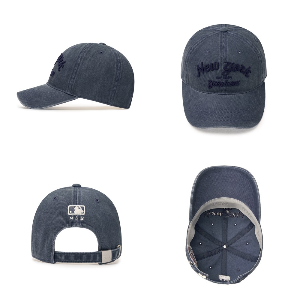 MLB 牛仔丹寧可調式軟頂棒球帽 Varsity 洋基/道奇/紅襪隊 (3ACPDS14N-四款任選)【官方旗艦店】 | 蝦皮購物