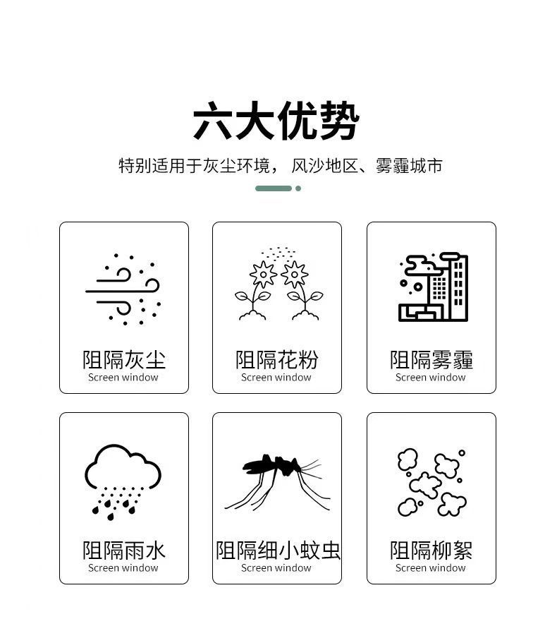 定製防霧霾紗窗防PM2.5防灰塵300目加密防雨防塵家用透氣加密紗網 YNZO | 蝦皮購物