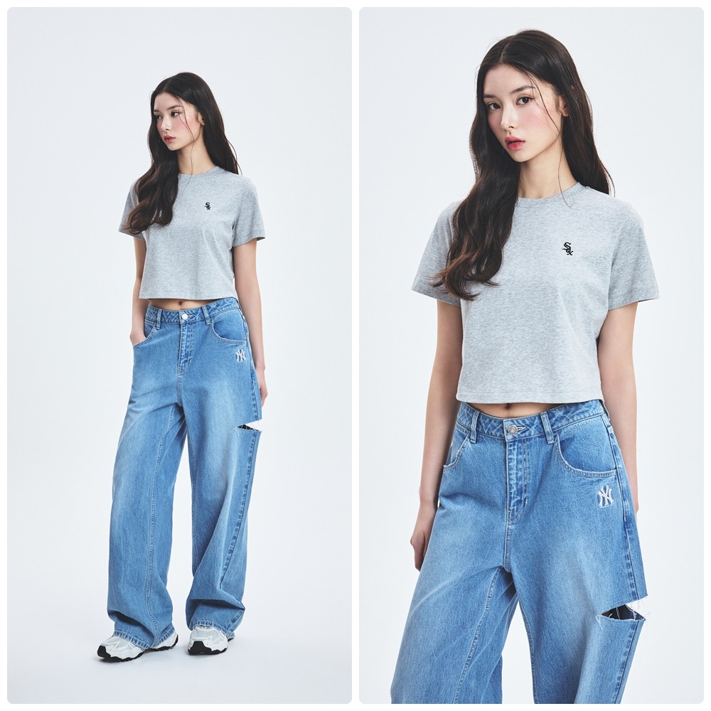 MLB 女版短袖T恤 洋基/白襪隊 (3FTSB0153-三款任選)【官方旗艦店】 | 蝦皮購物