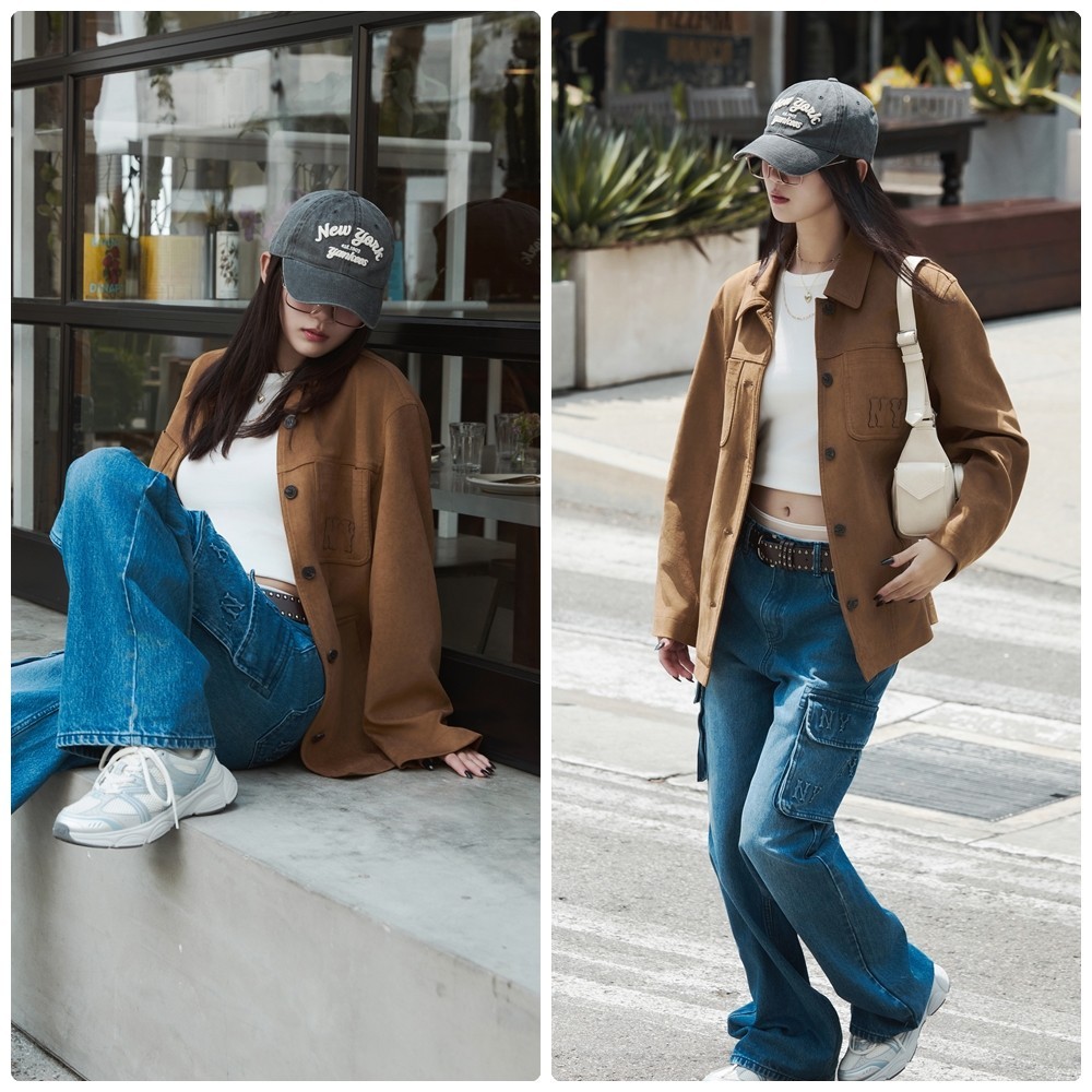 MLB 牛仔丹寧可調式軟頂棒球帽 Varsity 洋基/道奇/紅襪隊 (3ACPDS14N-四款任選)【官方旗艦店】 | 蝦皮購物