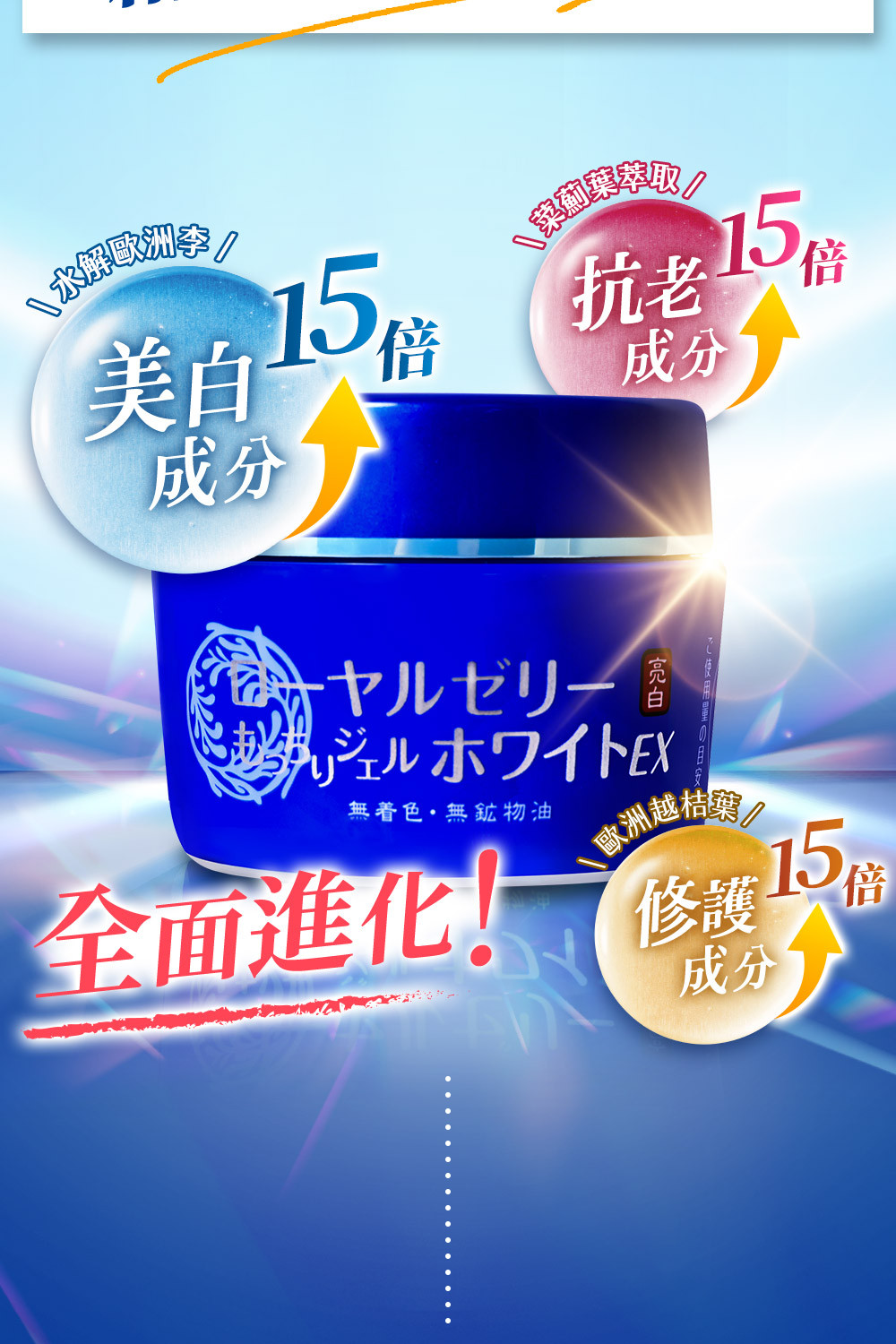 【OZIO 歐姬兒】蜂王乳QQ潤白凝露EX 2入－75g 官方旗艦店 | 蝦皮購物